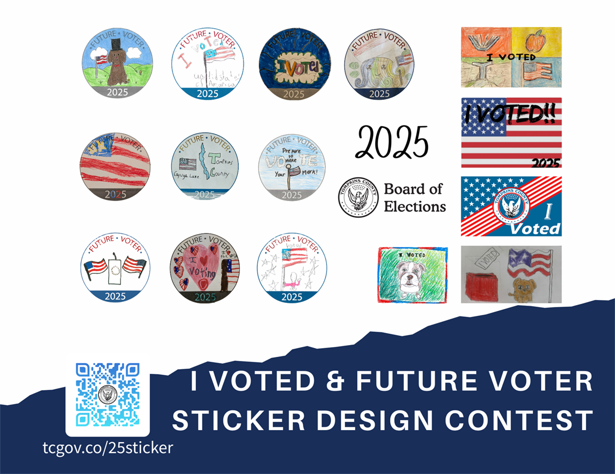 Help Choose the 2025 Tompkins County Voting Stickers | Tompkins County