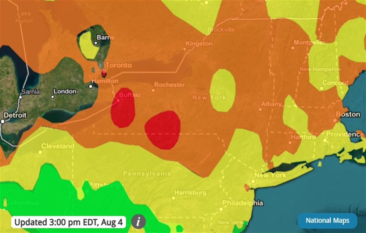 Health Alert: Poor Air Quality for Tompkins and Surrounding Counties | Tompkins County